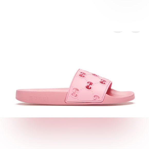 Gucci | Shoes | Gucci Pink Rubber Sole Sandals | Poshmark
